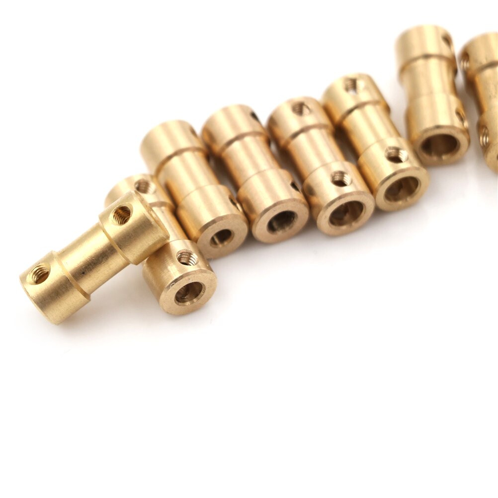 Brass Flexible Motor Shaft Coupling Coupler Motor ... – Vicedeal