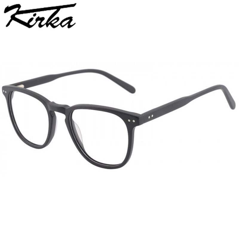 Kirka Men Woman Glasses Frame Oval Shape Male Spec... – Vicedeal