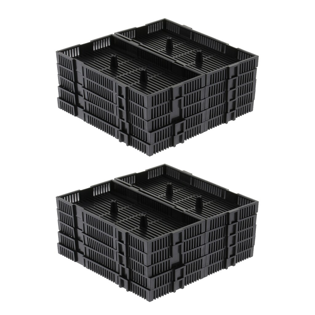 20 Pcs Grid Divider Tray Aquarium Fish Tank Filter... – Grandado