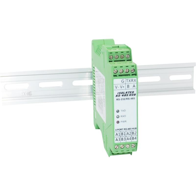 485 hub 4 port optical isolation 1 way RS232 to 4 ... – Grandado