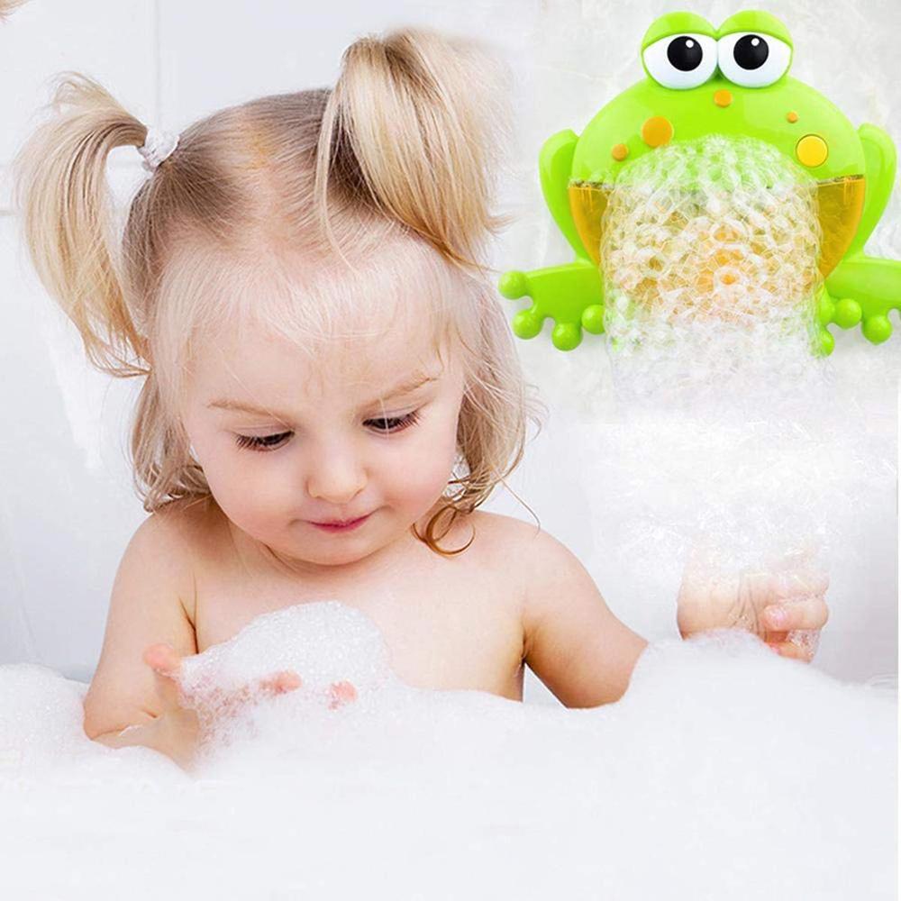Baby Bath Toy Frog Bubble Musical Water Toy Bubble... – Vicedeal