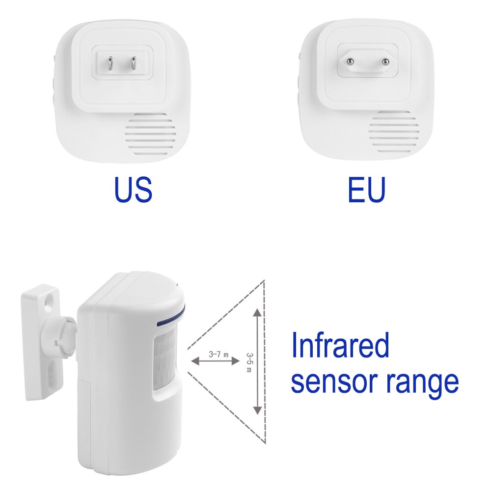 Wireless Motion Sensor Detector Door Gate Entry Be... – Grandado