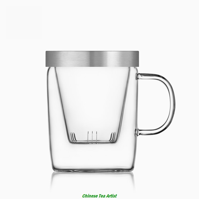 Well Clear Heat Resistant Tea Cup with Infuser and... – Vicedeal