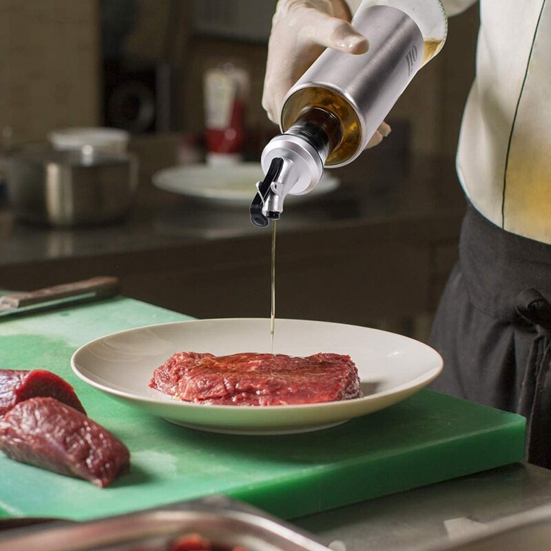 4 Pcs Olijfolie Dispenser Fles, 350Ml Azijn Dispen... – Grandado