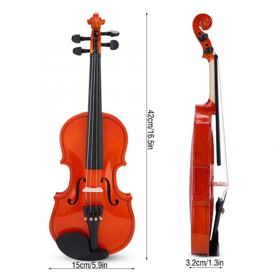 Basswood Viool Set 1/8 Viool Leerling Beginners Ki... – Grandado