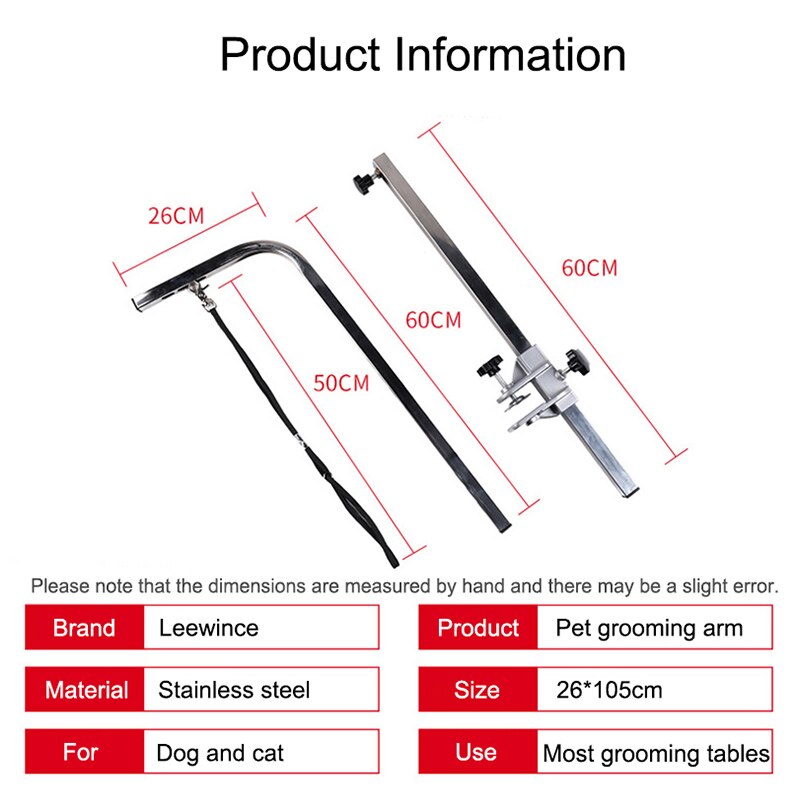 Pets Dog Grooming Bracket Stainless Steel Dog Cat ... – Grandado