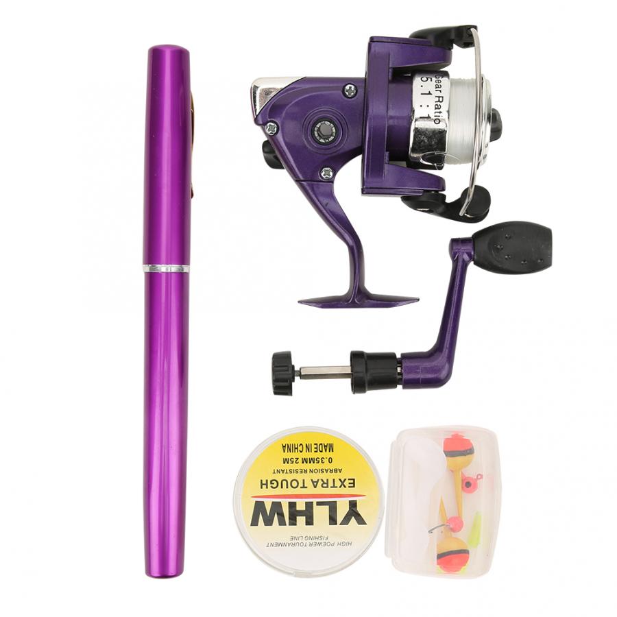 1m Portable Mini Pen Shape Fishing Rod Pocket Fish... – Grandado