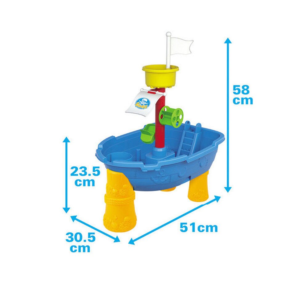 Sand & Water Table Outdoor Garden Sandbox Set Play... – Grandado