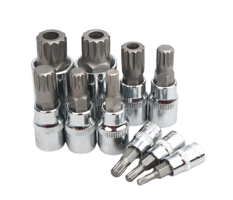 10Pcs Xzn Triple Vierkante Spline Bit Socket Set 3... – Vicedeal