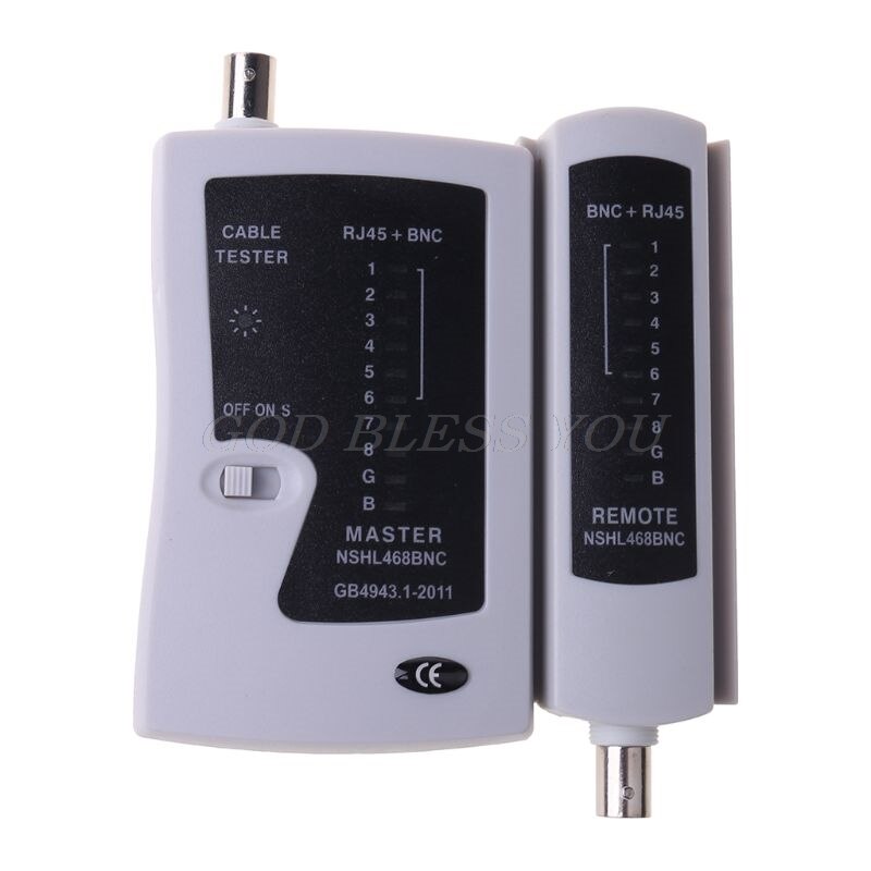 Neue RJ45 BNC Tester Test NS-468B LAN Netzwerk Kab... – Vicedeal