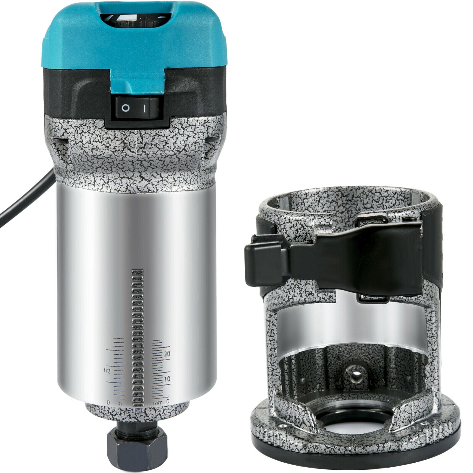 Electric Hand Wood Trimmer Router W/ 3 Collets 710... – Grandado