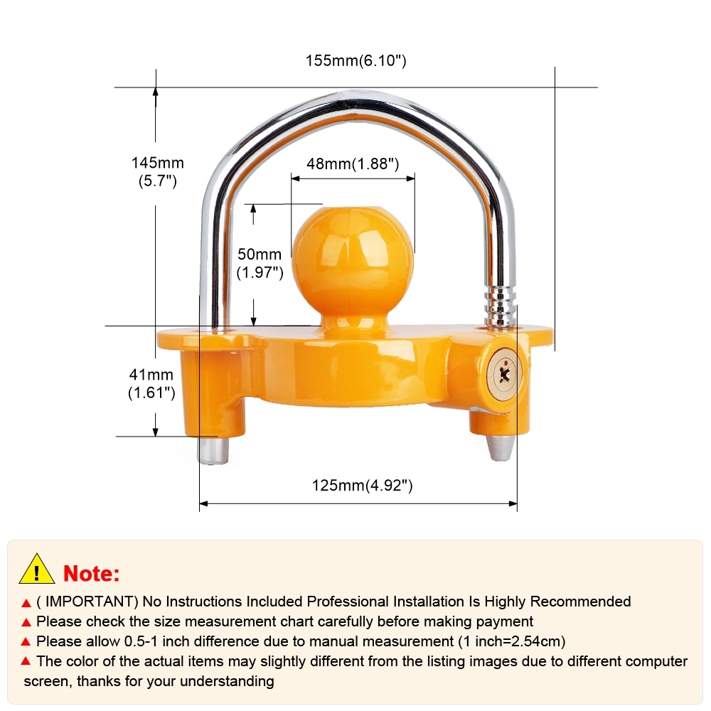 Heavy-Duty Hook Lock Universal Caravan Accessories... – Grandado