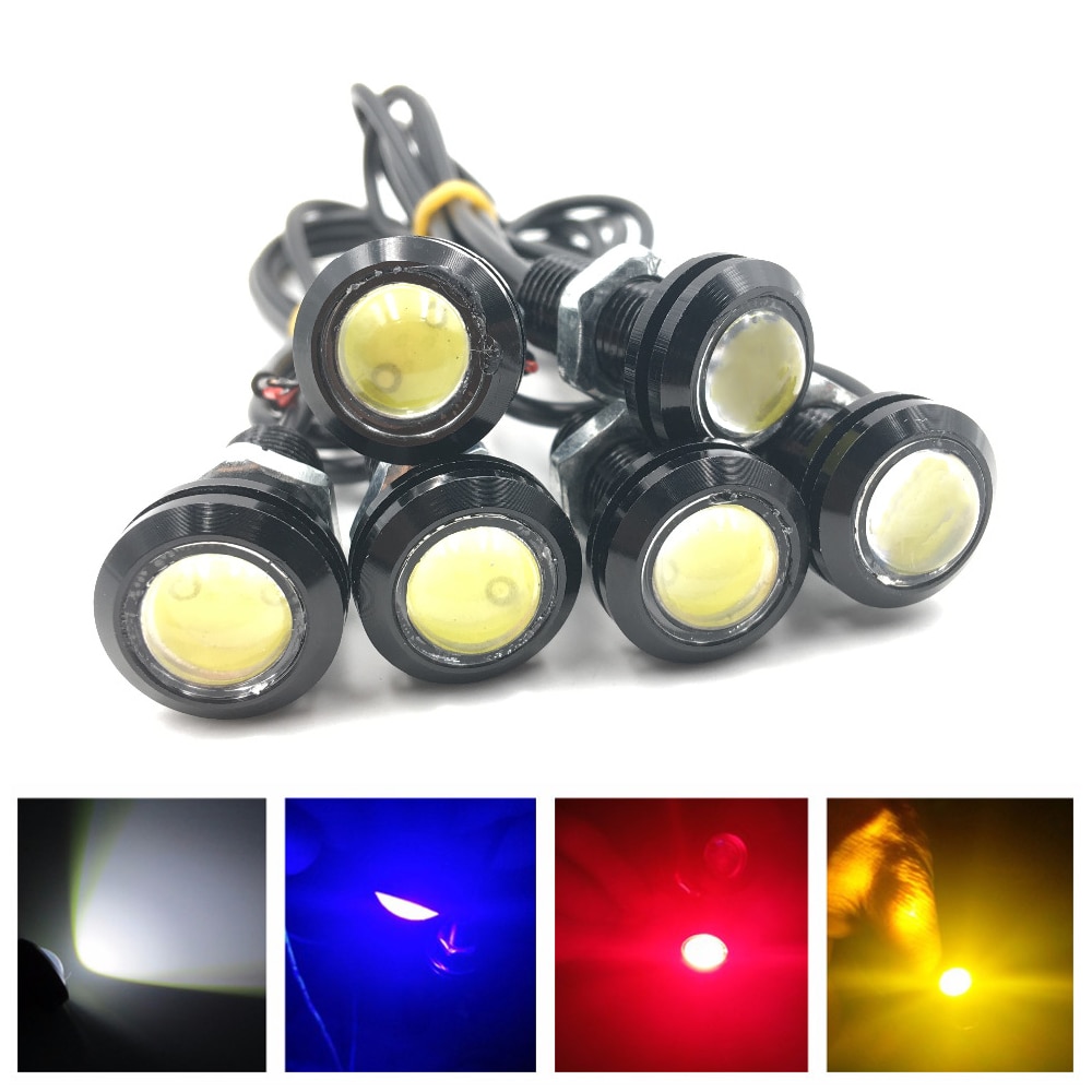6 stuks 9W 12V 18MM LED Eagle Eye Light Car Fog DR... – Grandado