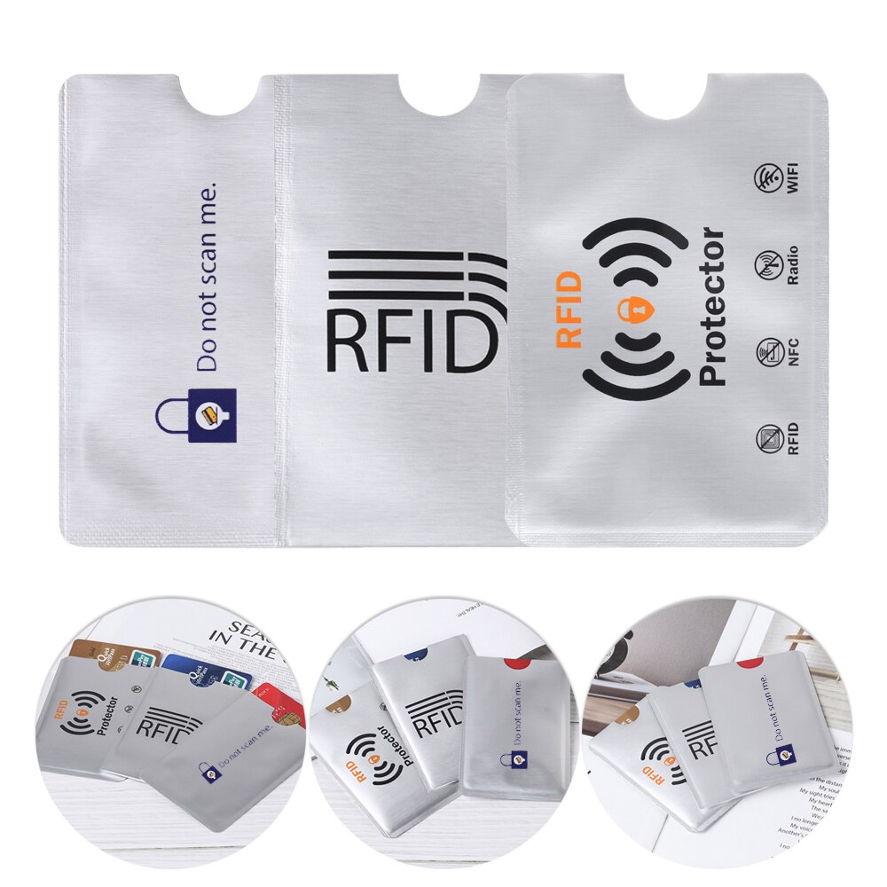 10Pcs Anti Theft RFID Wallet Blocking Card Holder ... – Grandado