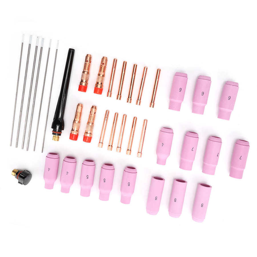 TIG Parts Tungsten Electrode Alumina Nozzle Collet... – Grandado