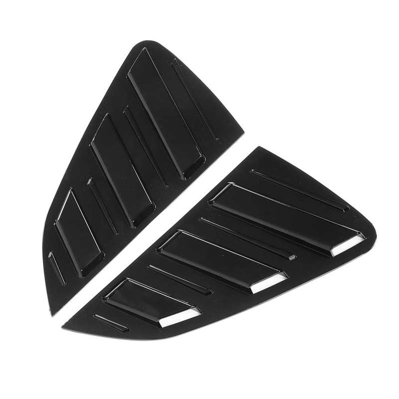 Side Window Louver Black ABS Plastic Rear Window S... – Vicedeal