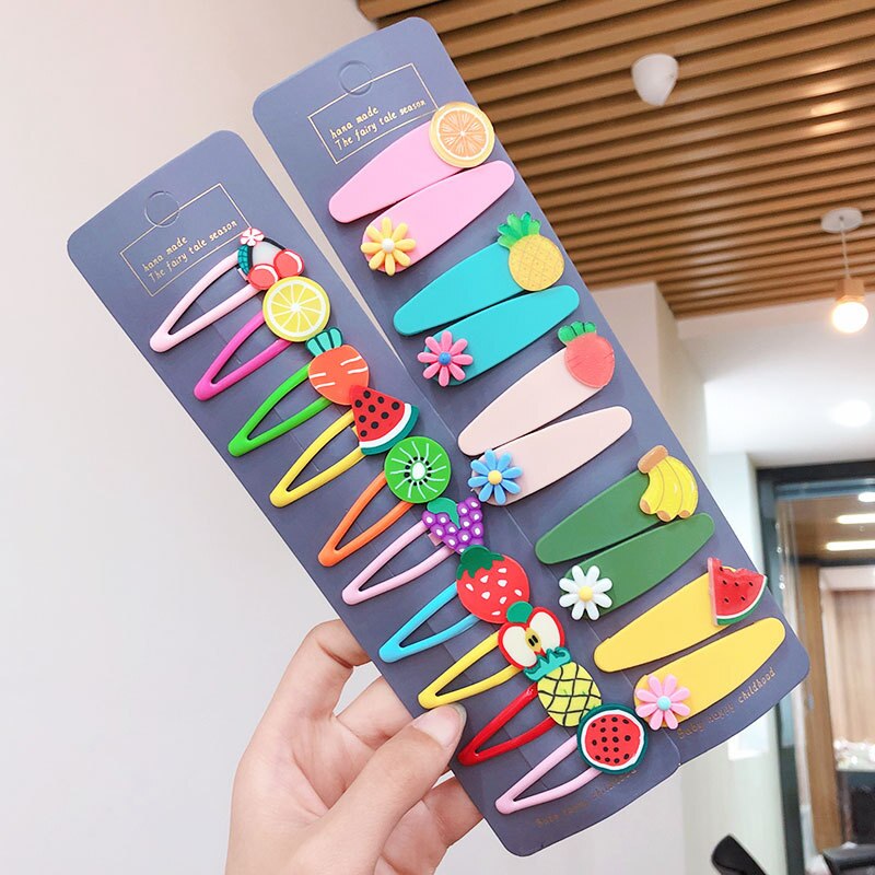 Flower Fruit Hair Clips Star Cloud Head Jewelry Cu... – Vicedeal