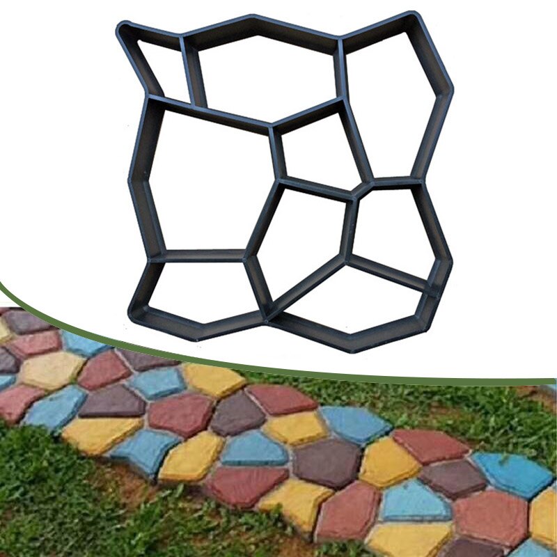 Home Jardin Plastic Making DIY Paving Mould Home G... – Vicedeal
