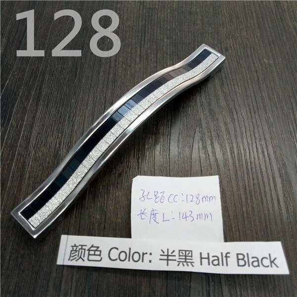 Crystal Handle of Hole CC 96mm/128mm silvery color... – Grandado