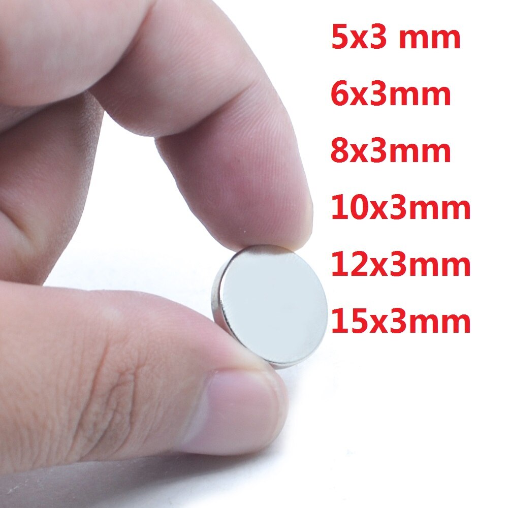 10-100 Stuks 3Mm Dikke Magneet Krachtige Magnetisc... – Grandado