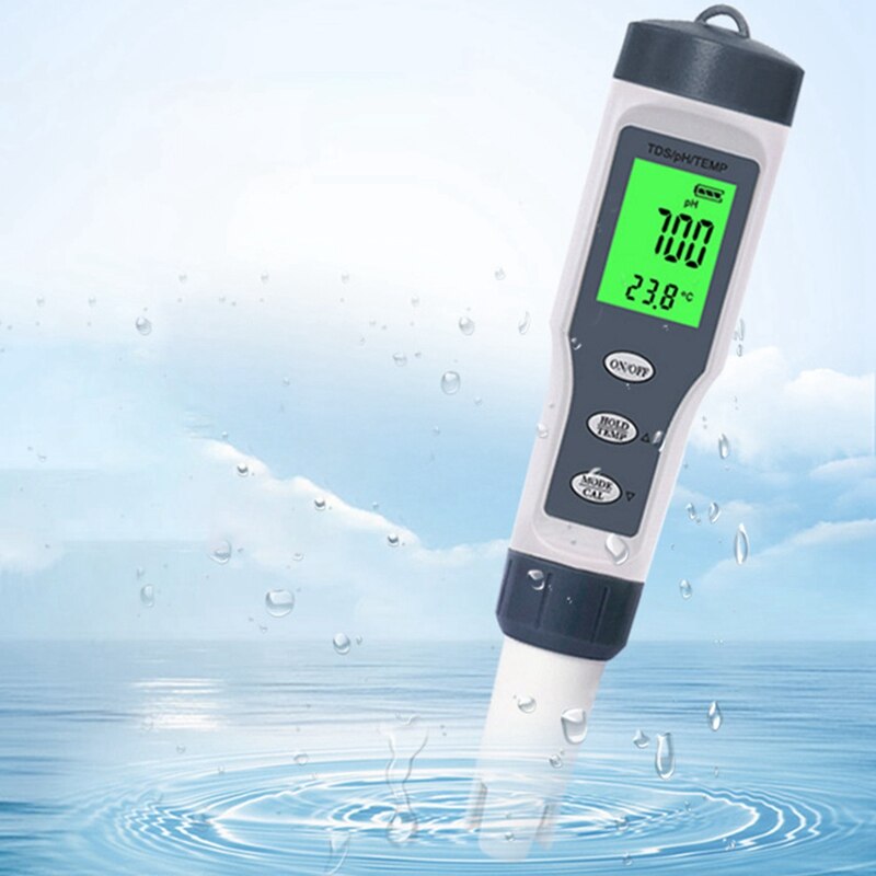 Drie-In-een Ph Meten Pen Meter Zuurgraad Meter Tds... – Grandado