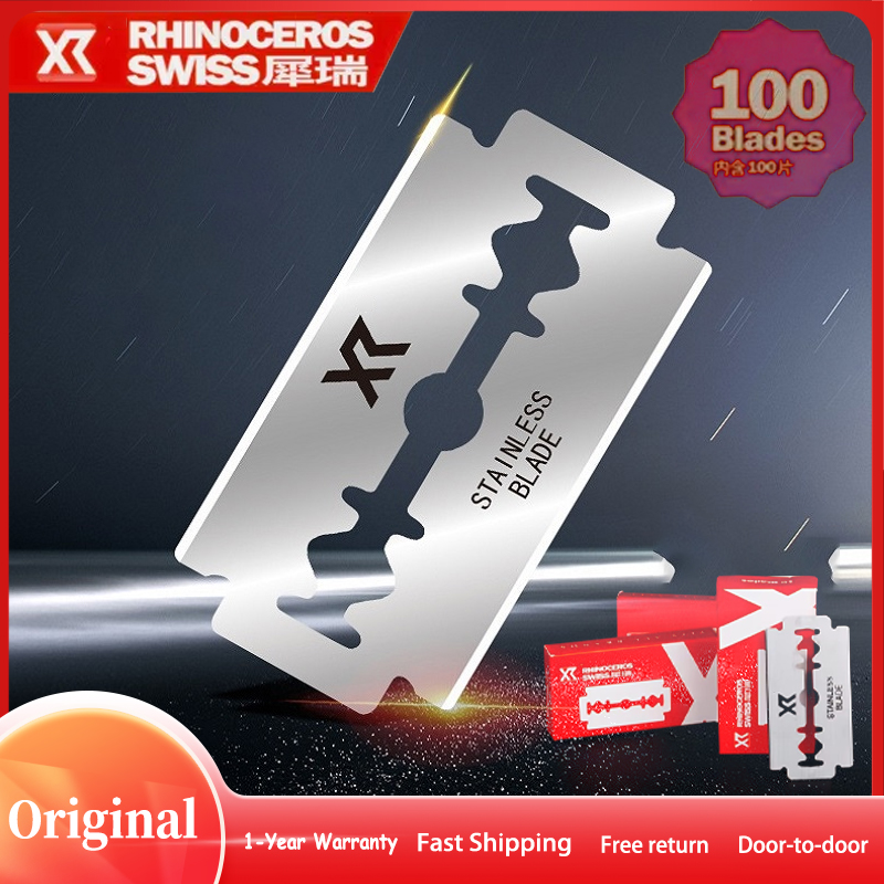 100 stk. 50 stk. 30 stk. rustfri stål barberblad v... – Grandado