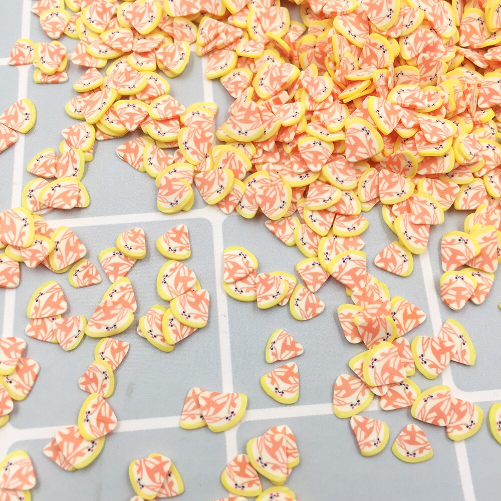 60g Polymer Clay Pizza Slices Clay Sprinkles for C... – Grandado