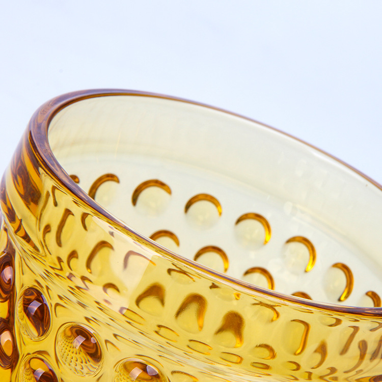 201-300ml Coloured dot glass retro Cup fruit juice... – Vicedeal