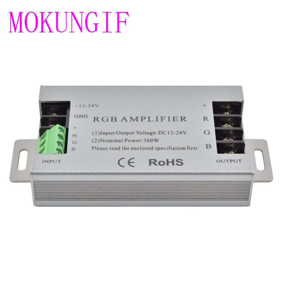 DC12V-24V 30A 360W Aluminum RGB led Amplifier cont... – Vicedeal