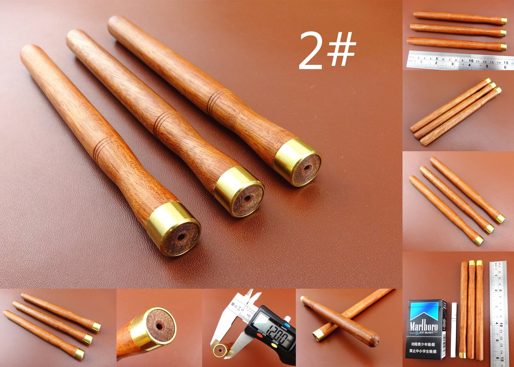 3 stk unikke læder håndværk syl burin graver luksu... – Vicedeal