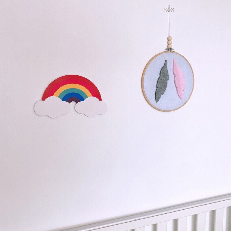 Removable Rainbow Wall Decal Bedroom Decor Nursery... – Grandado