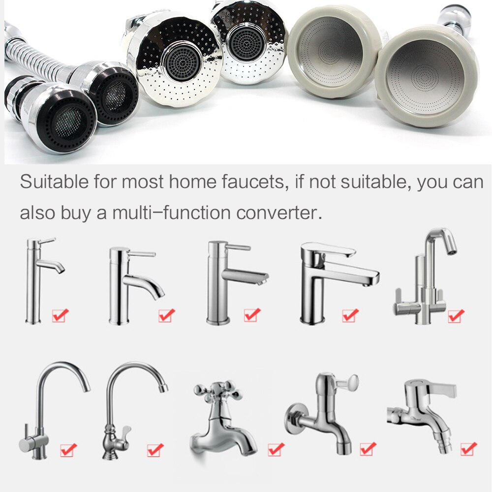 Water Besparen Anti Splash Draaibare Kraan Wastafe... – Vicedeal