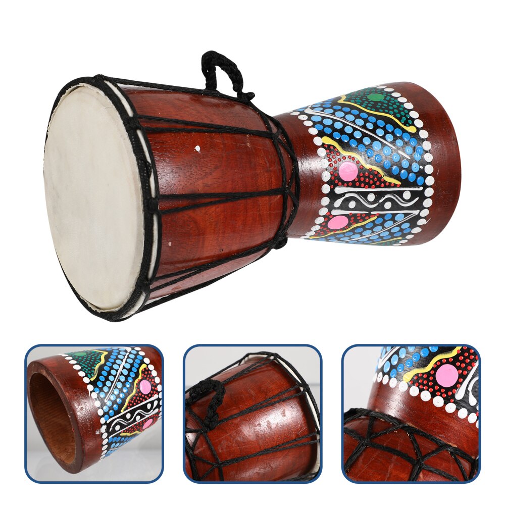 Children Hand Drum Wooden Drum Musical Instrument ... – Grandado