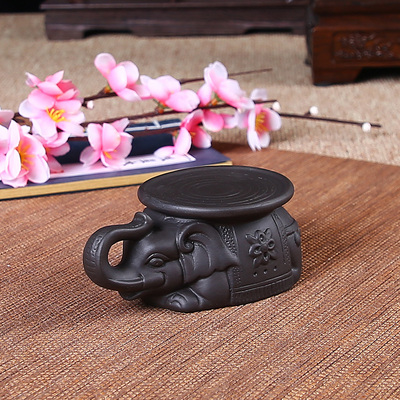 Purple Clay Elephant Tea Pot Mat Tea Set Accessori... – Grandado