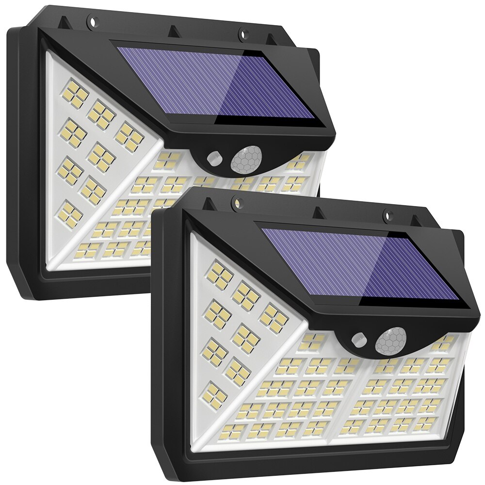 188 led solar ljus utomhus 4 lägen solenergi lampa... – Grandado