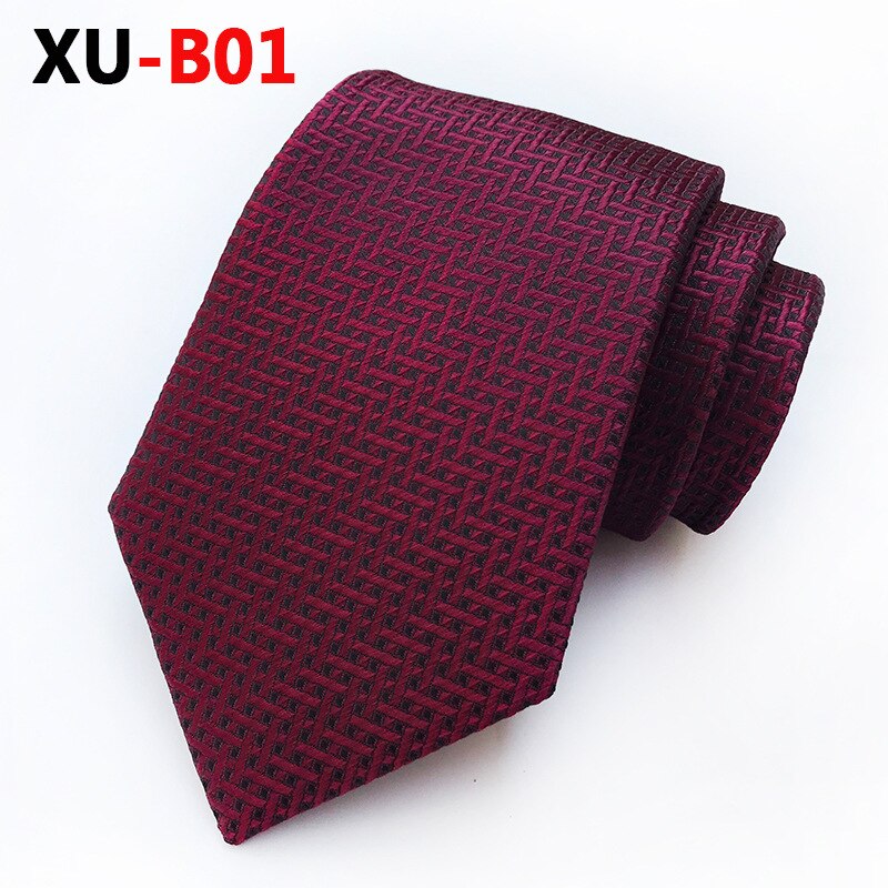 Dark Blue Striped Tie 8 Cm Business Casual Necktie... – Grandado