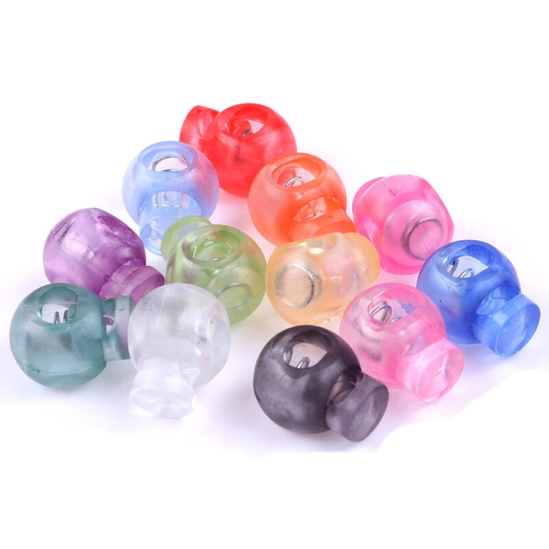 50Pcs Kleurrijke Transparante Ronde Bal Koordvergr... – Grandado