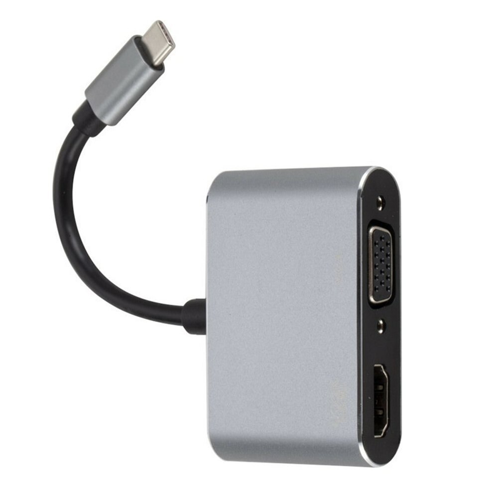 Type-C To HDMI+VGA Computer Monitor Docking Statio... – Grandado