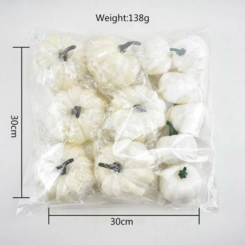 12pcs/set Halloween Artificial Mini Foam Pumpkin S... – Vicedeal