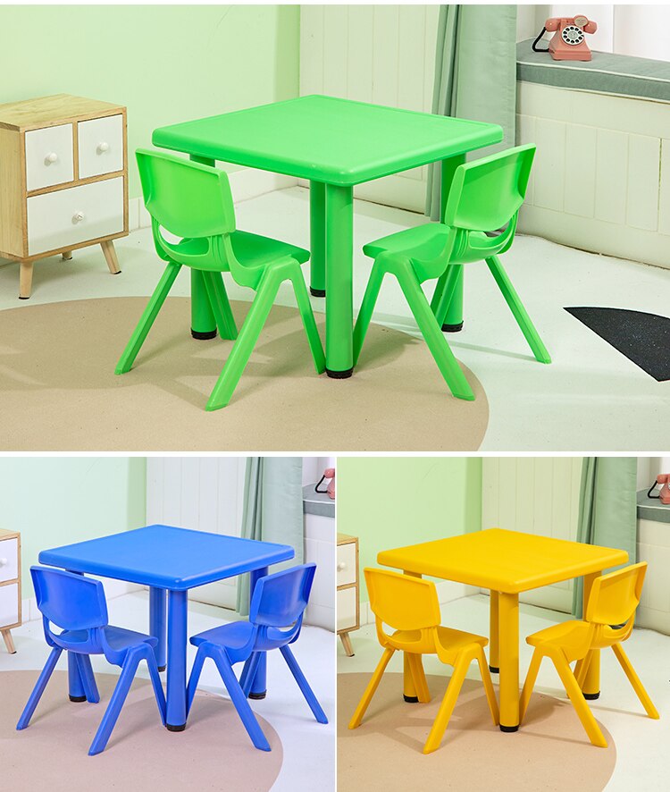 Kindergarten Tables Plastic Children's Small T... – Grandado