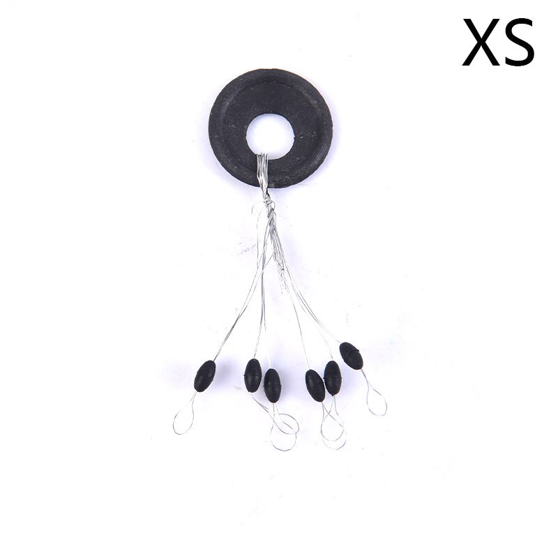 10Pcs 6 In 1 Size XS-L Black Rubber Stopper Vissen... – Grandado 10Pcs 6 In 1 Size XS-L Black Rubber Stopper Vissen... – Grandado