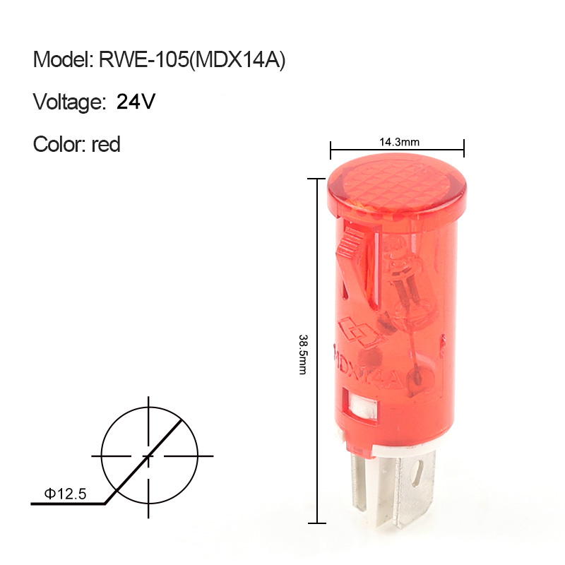 10pcs/Lot MDX-14A Guiding Signal Lamp Panel Mounti... – Grandado