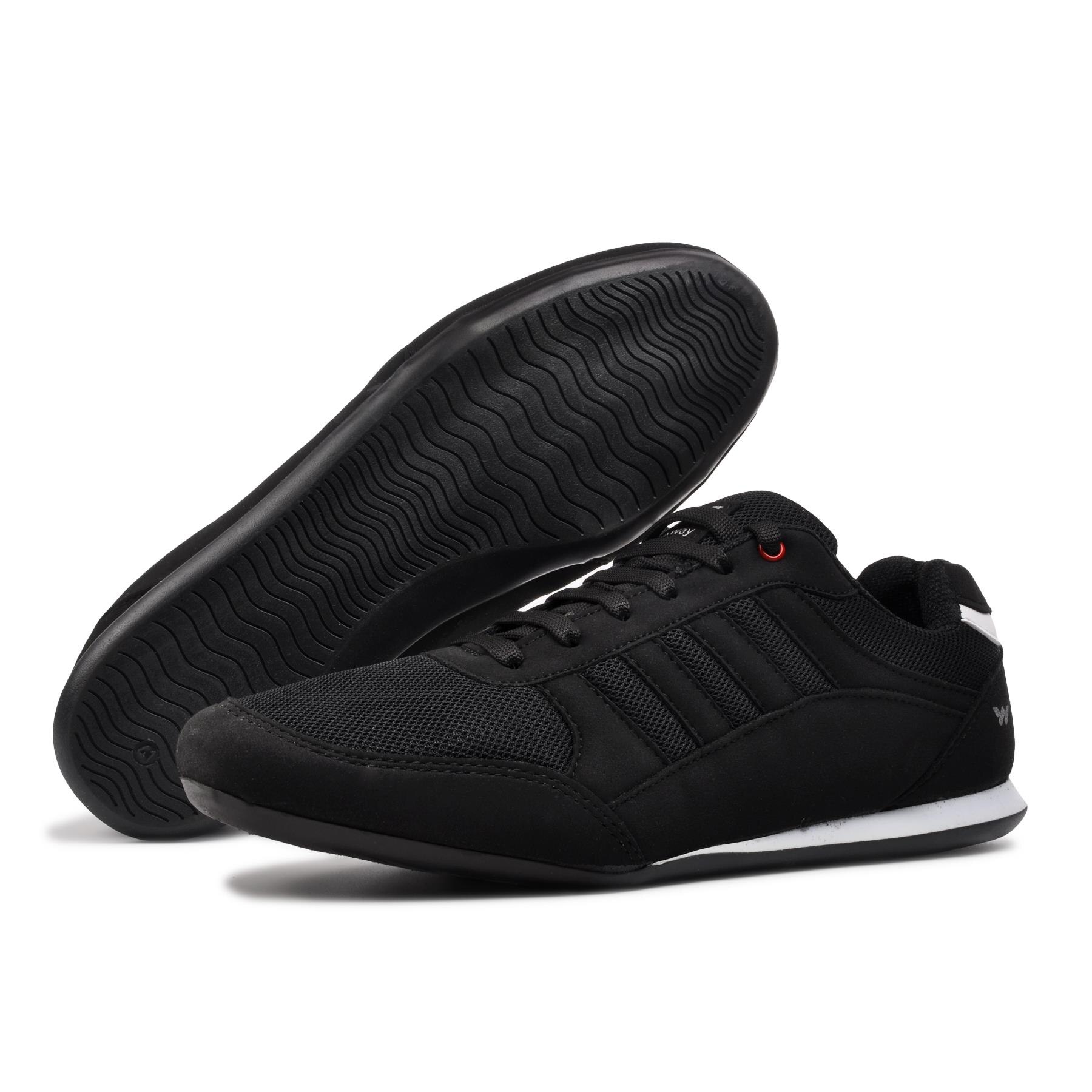 Loopbrug Dakar Zwart-Wit Heren Sport Schoenen – Vicedeal