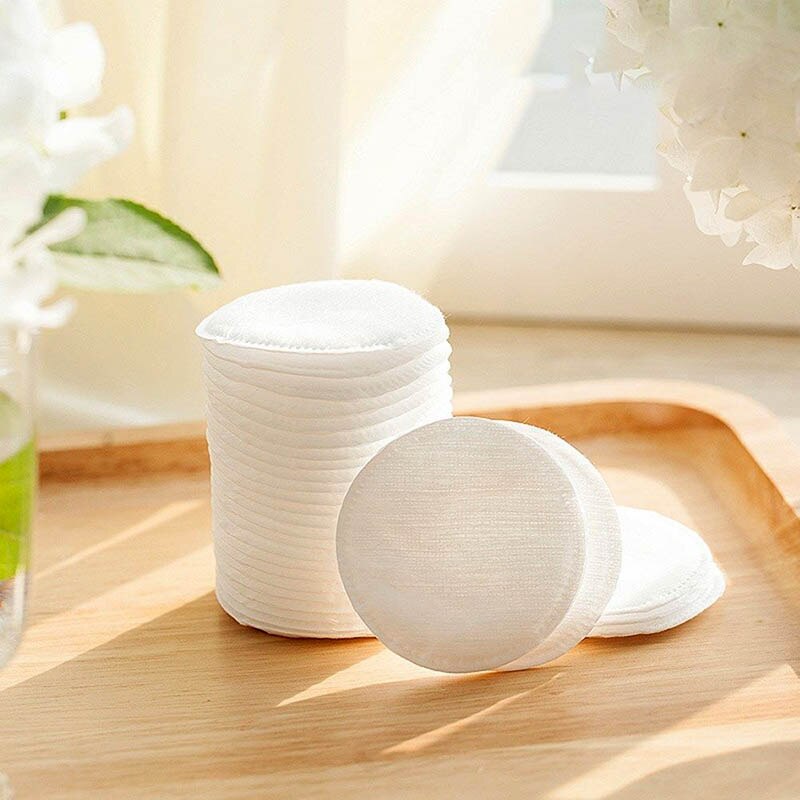 60 Pcs Makeups Remover Pads Smooth Round Practical... – Grandado