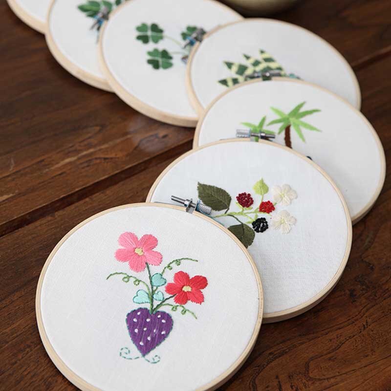 Simple Plant Flower Embroidery Kits for Beginner w... – Grandado