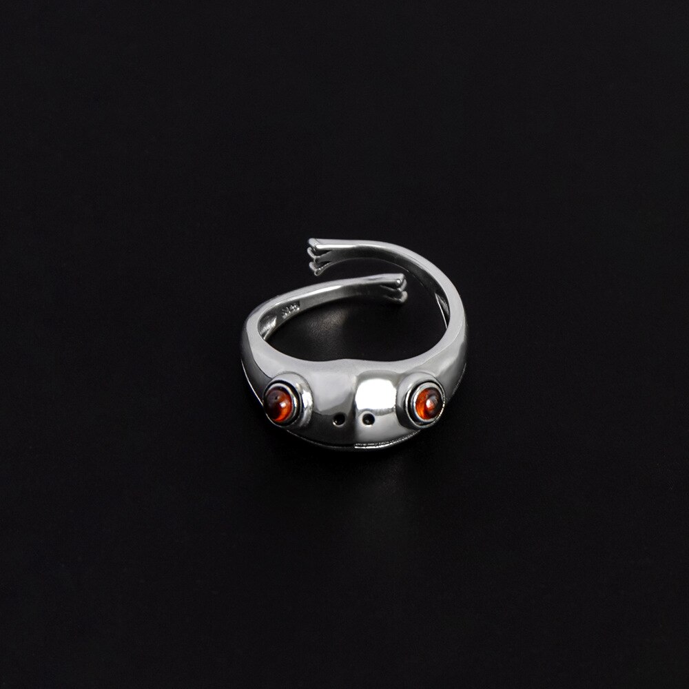 Vintage Silver Color Ring Frog Retro Personality A... – Vicedeal