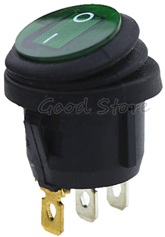 1pcs On-Off KCD1-2 3Pin 12V 220V Green Red Blue Ye... – Grandado