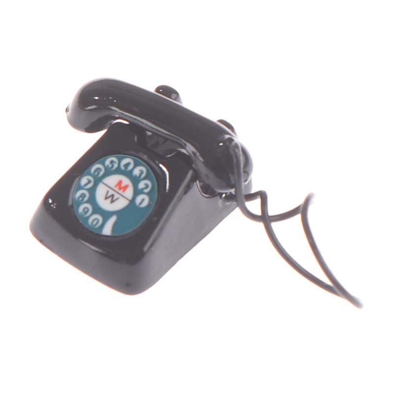 Dollhouse Decoration Retro Phone For Doll Use Mini... – Grandado