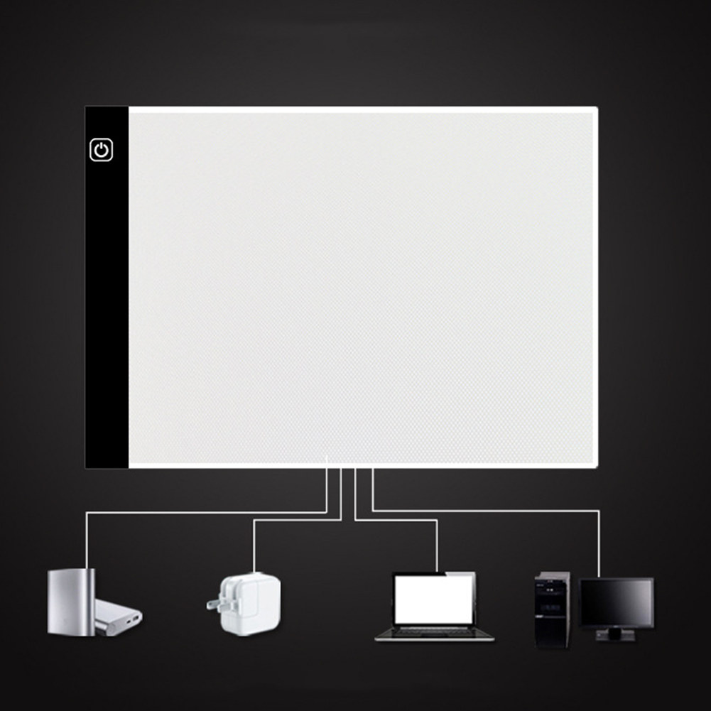 A4 Dimmable USB LED Drawing Board Copy Tracing Ste... – Grandado