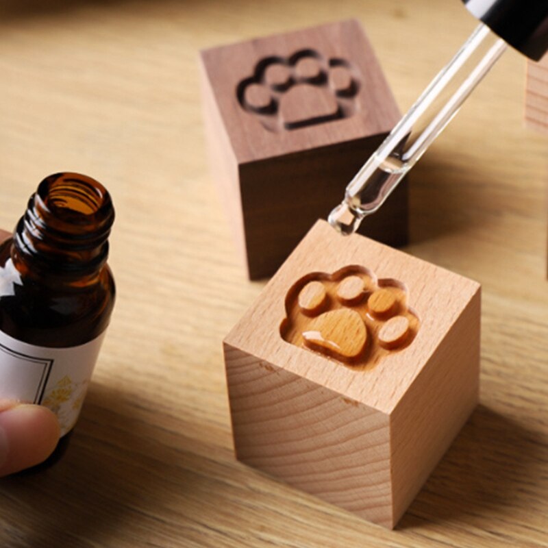 Solid Wood Car Diffuser Cat Claw Walnut Beech Port... – Grandado